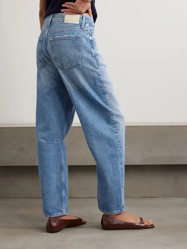 Citizens Of Humanity Miro Mid-rise Barrel-leg Jeans - Blue