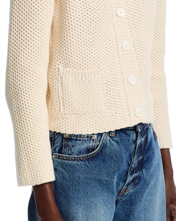 Majestic Filatures Knit Crewneck Cardigan