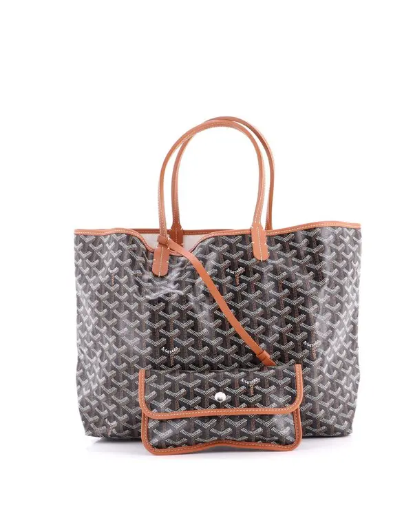 Goyard Saint Louis Pm Tote Coated Canvas - Brown