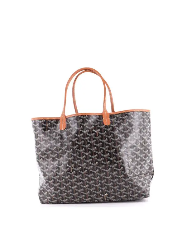 Goyard Saint Louis Pm Tote Coated Canvas - Brown