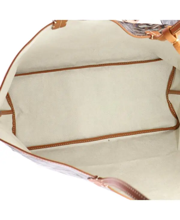 Goyard Saint Louis Pm Tote Coated Canvas - Brown