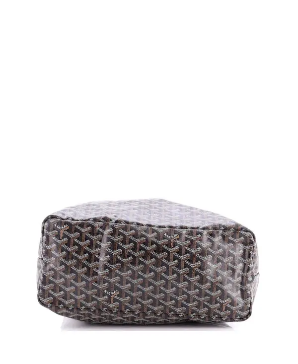 Goyard Pm Saint Louis Tote Coated Canvas - Black