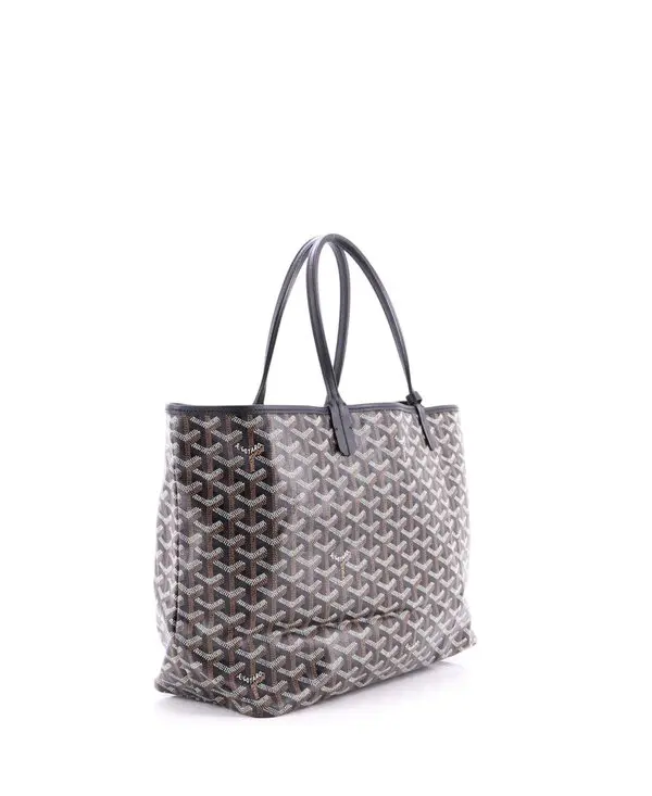 Goyard Pm Saint Louis Tote Coated Canvas - Black
