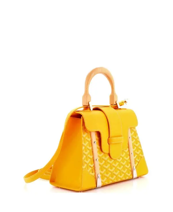 Goyard Pm Saigon Top Handle Bag - Yellow