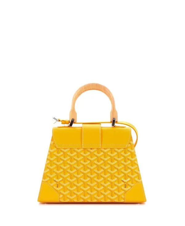 Goyard Pm Saigon Top Handle Bag - Yellow