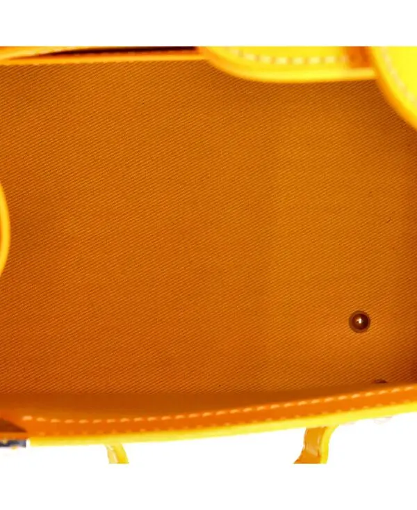 Goyard Pm Saigon Top Handle Bag - Yellow