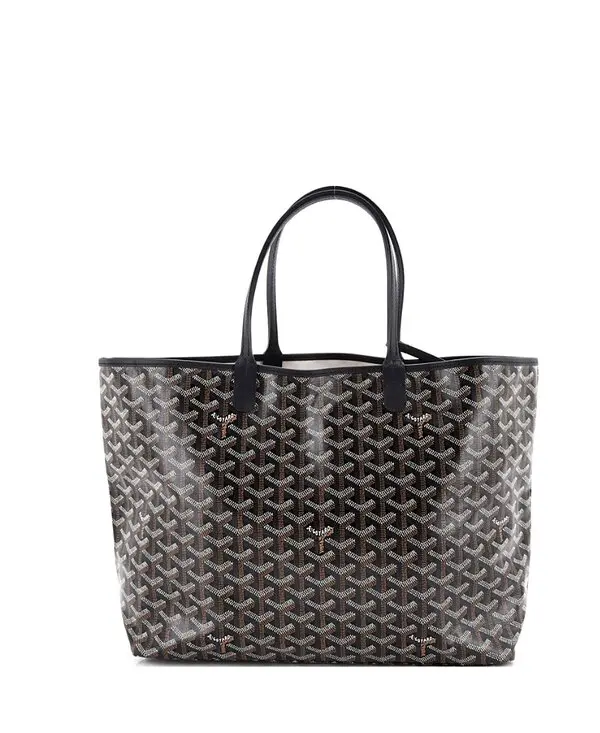 Goyard Pm Saint Louis Tote Coated Canvas - Black