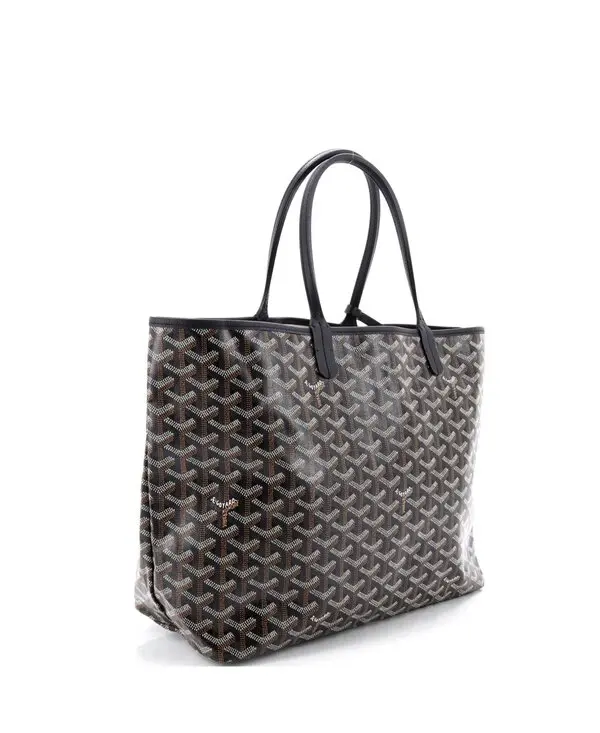 Goyard Pm Saint Louis Tote Coated Canvas - Black