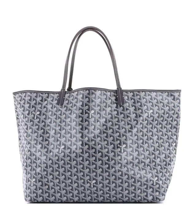 Goyard Gm Saint Louis Tote Coated Canvas - Gray