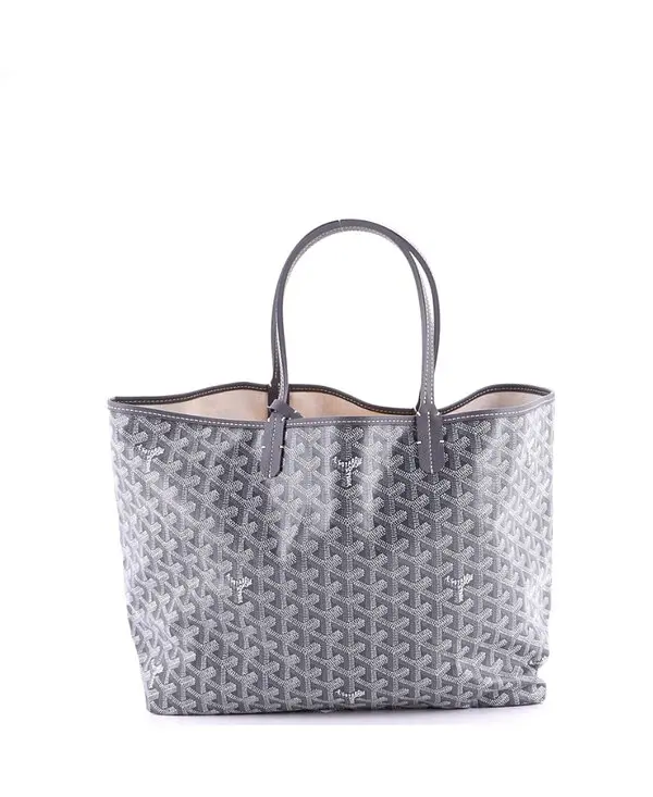 Goyard Pm Saint Louis Tote Coated Canvas - Gray