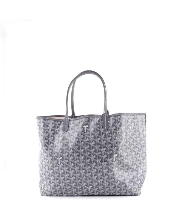 Goyard Pm Saint Louis Tote Coated Canvas - Gray