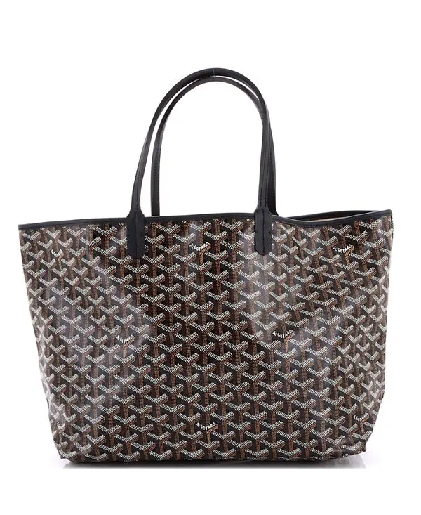 Goyard Saint Louis Pm Tote Coated Canvas - Black
