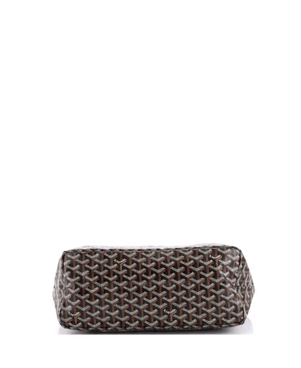 Goyard Saint Louis Pm Tote Coated Canvas - Black