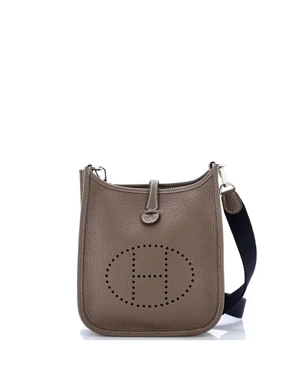 Hermès Tpm Evelyne Bag Gen Iii Clemence - Gray