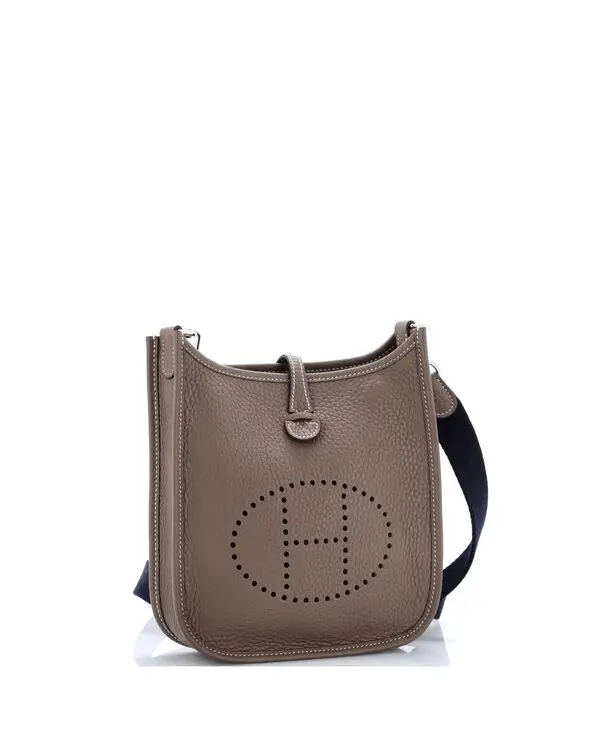 Hermès Tpm Evelyne Bag Gen Iii Clemence - Gray