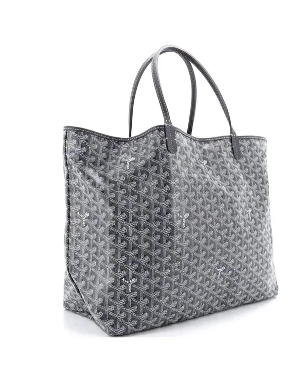 Goyard Gm Saint Louis Tote Coated Canvas - Gray
