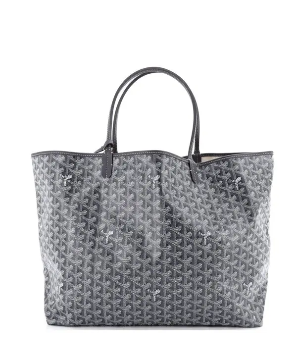 Goyard Gm Saint Louis Tote Coated Canvas - Gray