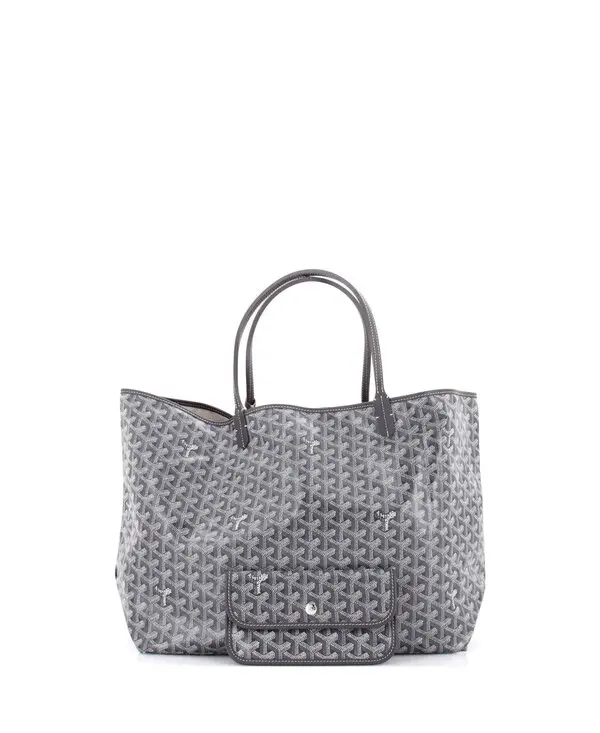 Goyard Gm Saint Louis Tote Coated Canvas - Gray