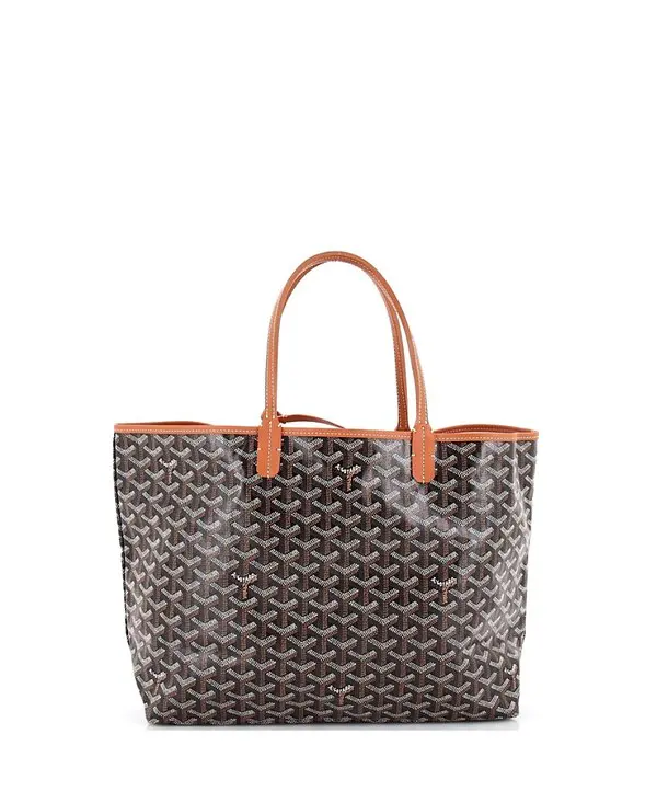 Goyard Pm Saint Louis Tote Coated Canvas - Black