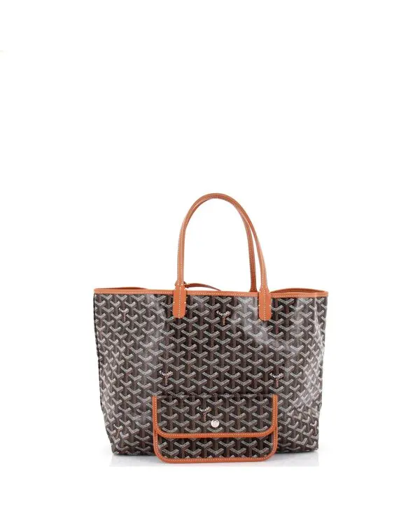 Goyard Pm Saint Louis Tote Coated Canvas - Black