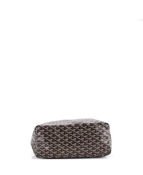 Goyard Pm Saint Louis Tote Coated Canvas - Black