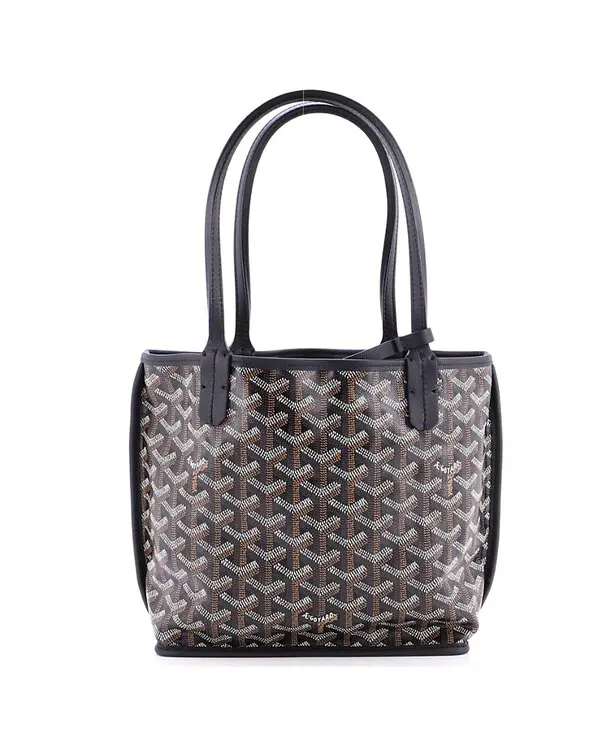 Goyard Anjou Reversible Tote Coated Canvas - Black