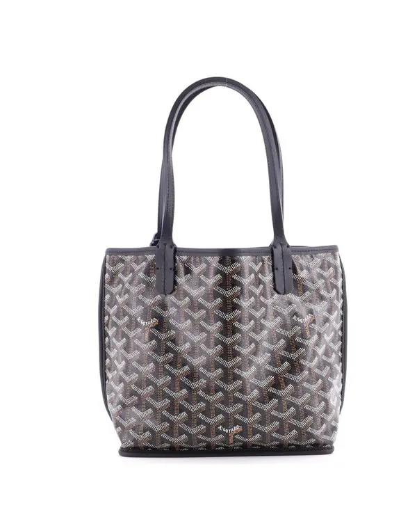 Goyard Anjou Reversible Tote Coated Canvas - Black