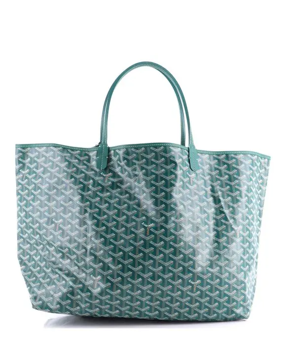Goyard Gm Saint Louis Tote Coated Canvas - Green