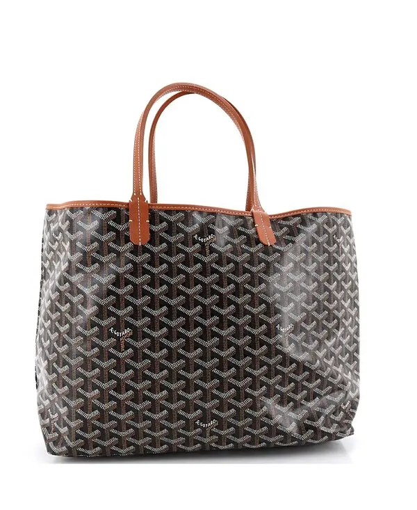 Goyard Pm Saint Louis Tote Coated Canvas - Brown