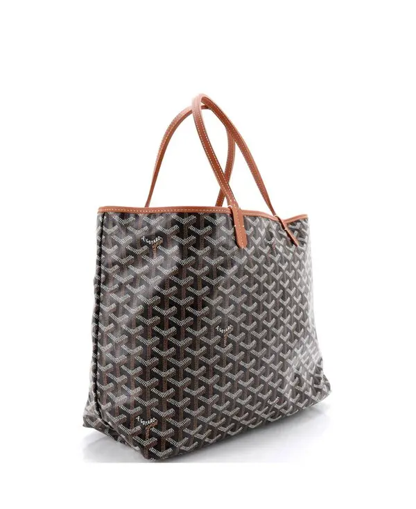 Goyard Pm Saint Louis Tote Coated Canvas - Brown