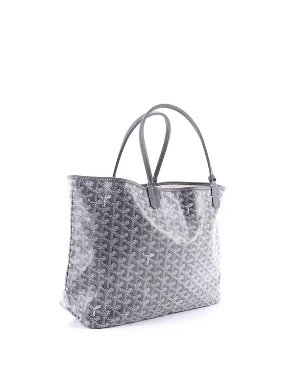 Goyard Saint Louis Pm Tote Coated Canvas - Gray