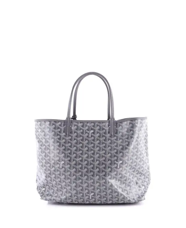 Goyard Saint Louis Pm Tote Coated Canvas - Gray