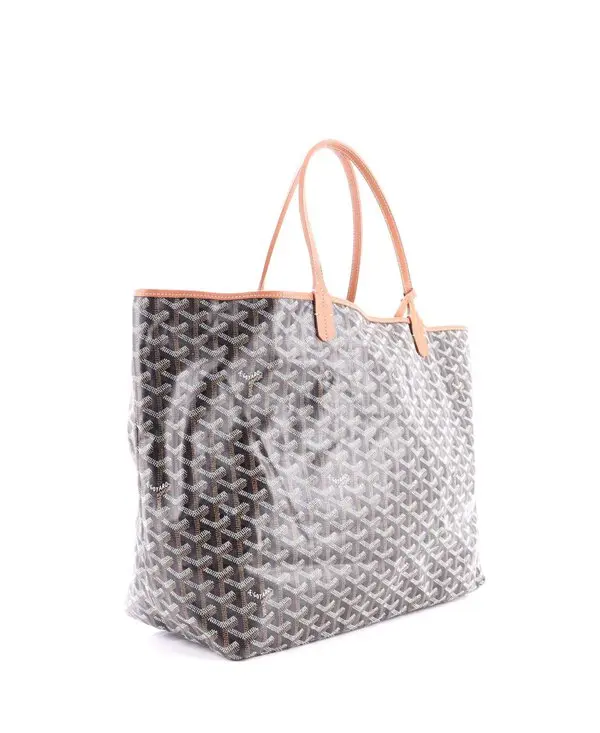 Goyard Gm Saint Louis Tote Coated Canvas - Brown
