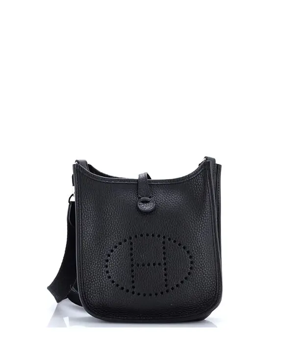 Hermès Tpm Evelyne Bag Gen Iii Clemence - Black