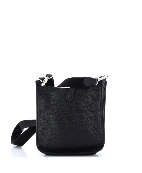 Hermès Tpm Evelyne Bag Gen Iii Clemence - Black