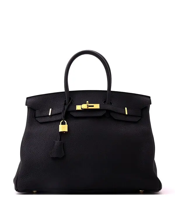 HERMES Birkin 35 Handbag - Noir