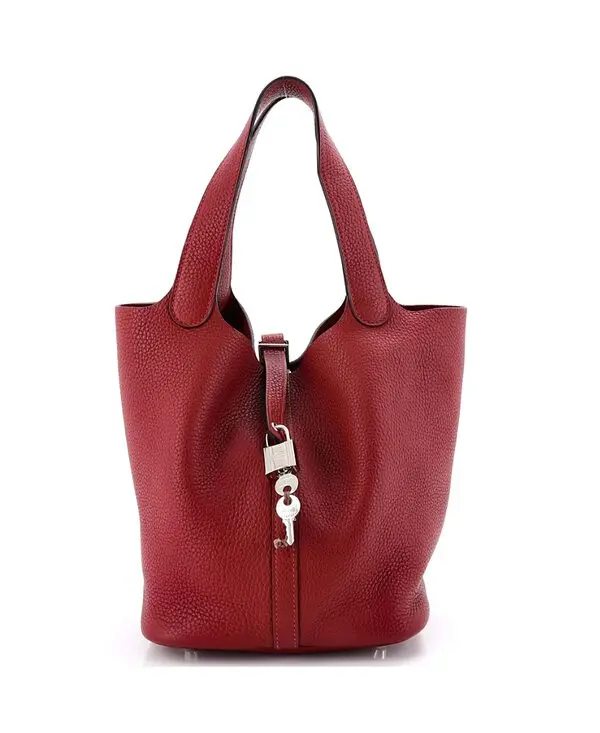 Hermès Mm Picotin Lock Bag Clemence