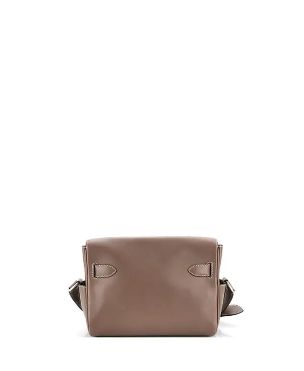 Hermès Pm Kelly Messenger Bag Evercolor - Gray