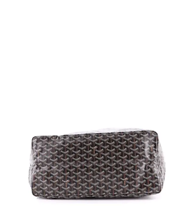 Goyard Gm Saint Louis Tote Coated Canvas - Black