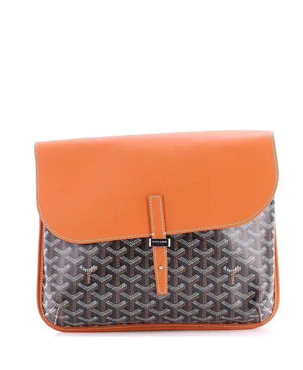 Goyard Coursier Messenger Bag Coated Canvas And Leather - Brown