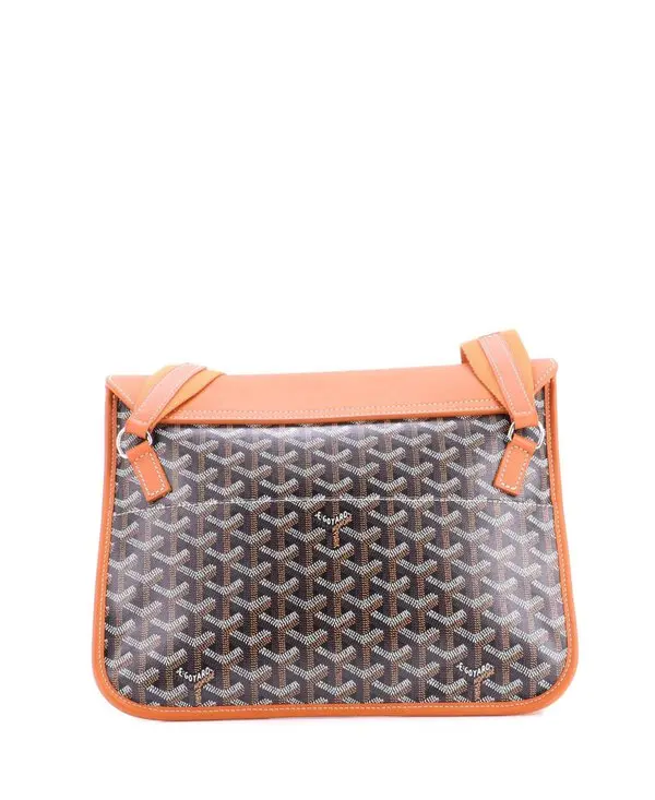 Goyard Coursier Messenger Bag Coated Canvas And Leather