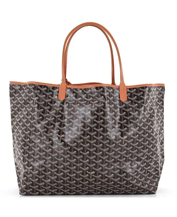 Goyard Gm Saint Louis Tote Coated Canvas - Brown
