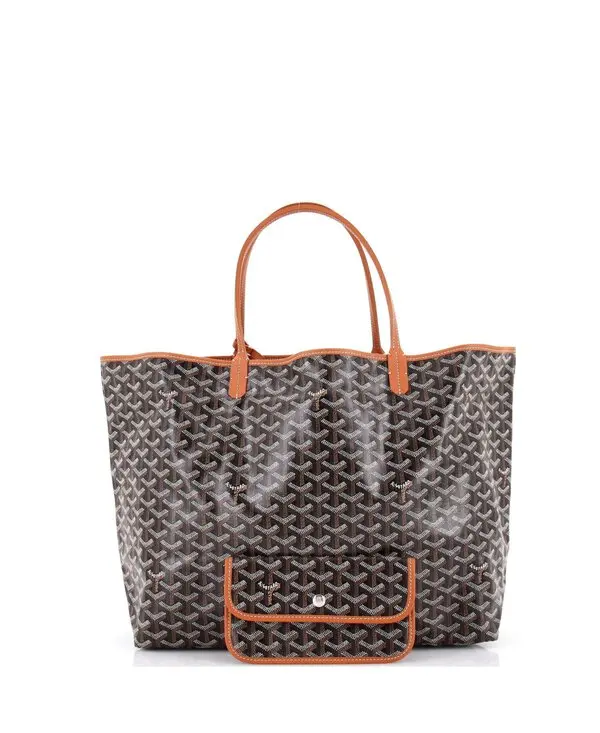 Goyard Gm Saint Louis Tote Coated Canvas - Brown