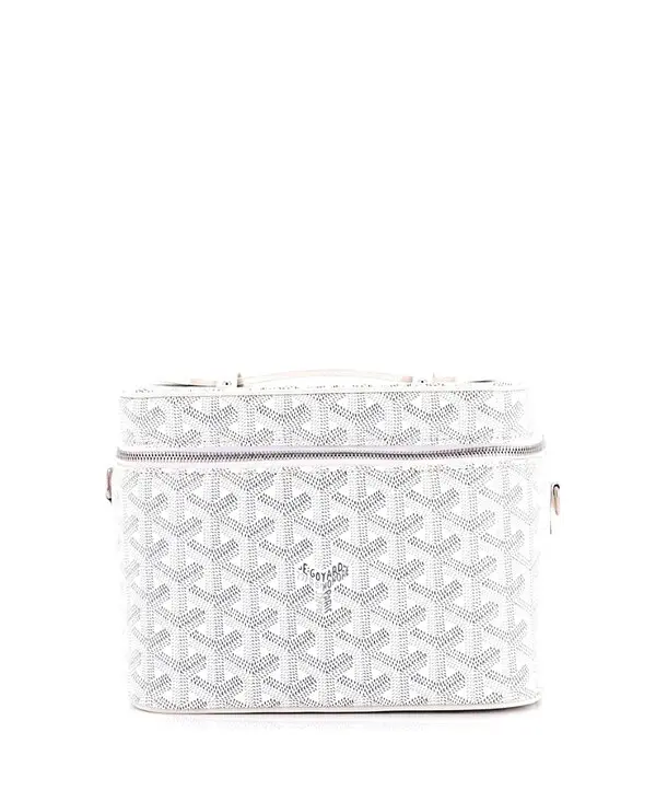 Goyard Muse Vanity Case Coated Canvas - White