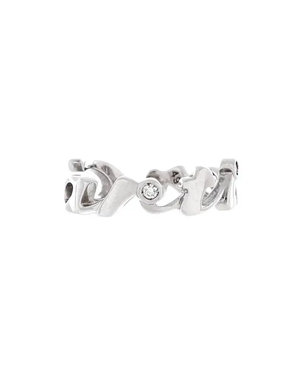 CARTIER Signature 3 Diamonds 18k Gold Ring - White