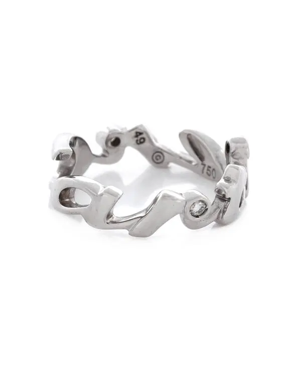 CARTIER Signature 3 Diamonds 18k Gold Ring