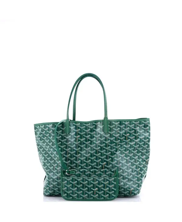 Goyard Saint Louis Pm Tote Coated Canvas - Green
