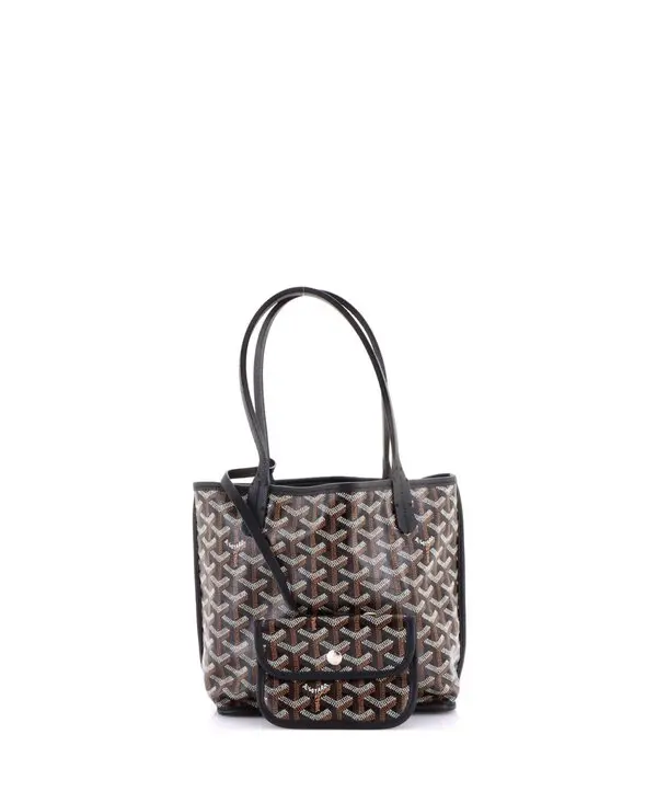 Goyard Anjou Reversible Tote Coated Canvas - Black