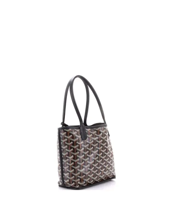 Goyard Anjou Reversible Tote Coated Canvas - Black