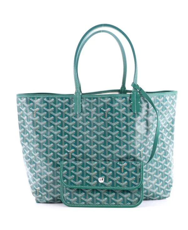 Goyard Saint Louis Pm Tote Coated Canvas - Green